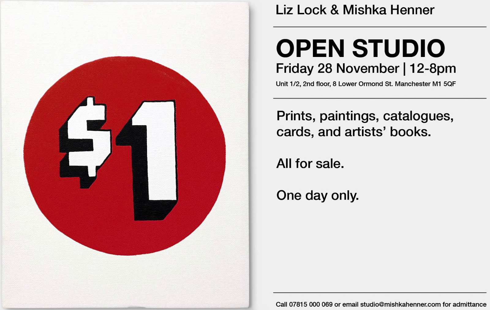 Liz Lock & Mishka Henner Open Studio | Diane Scott-Thomas Photographer